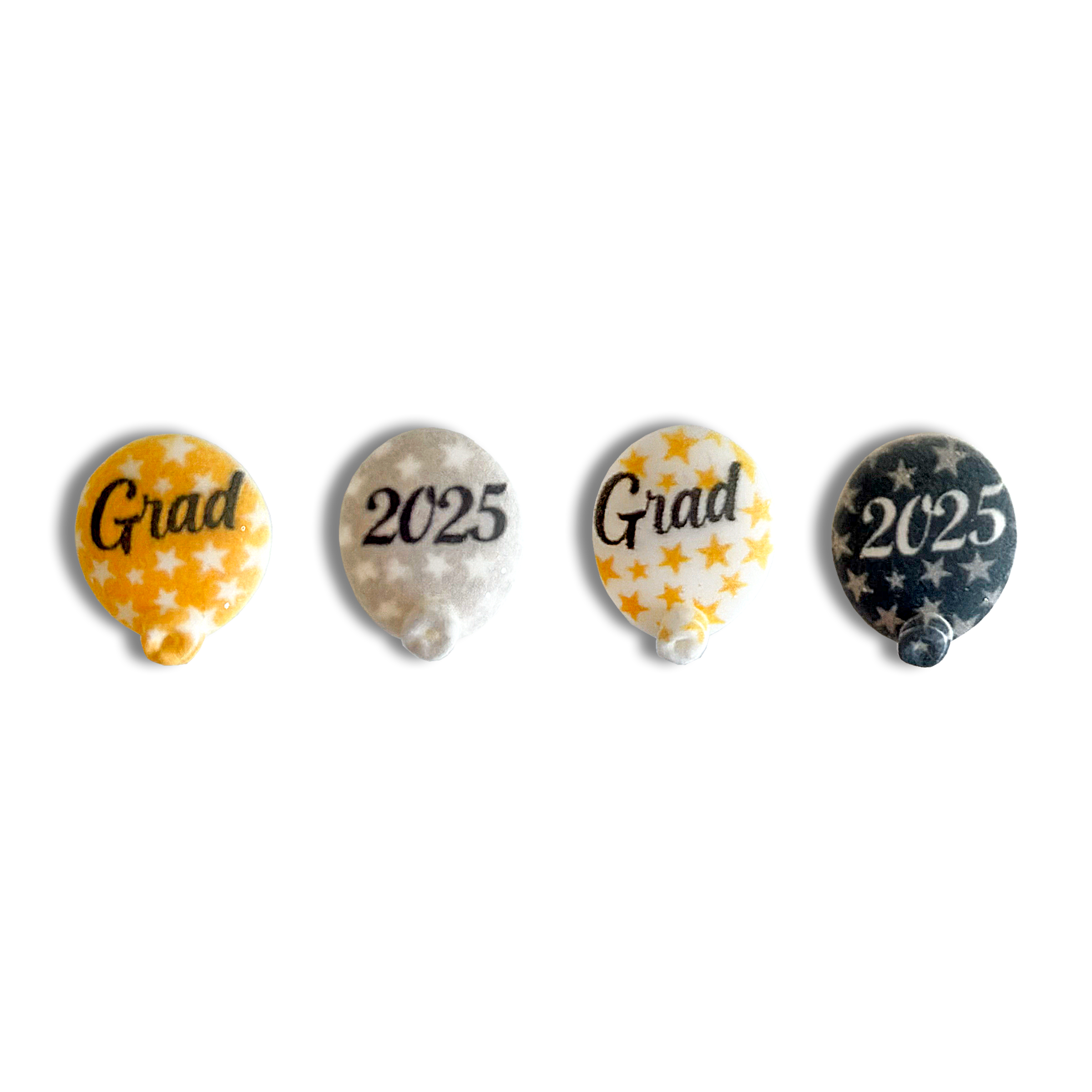 Royal Icing Graduation Balloon Assortment (12ct) – Sprinkle Pop