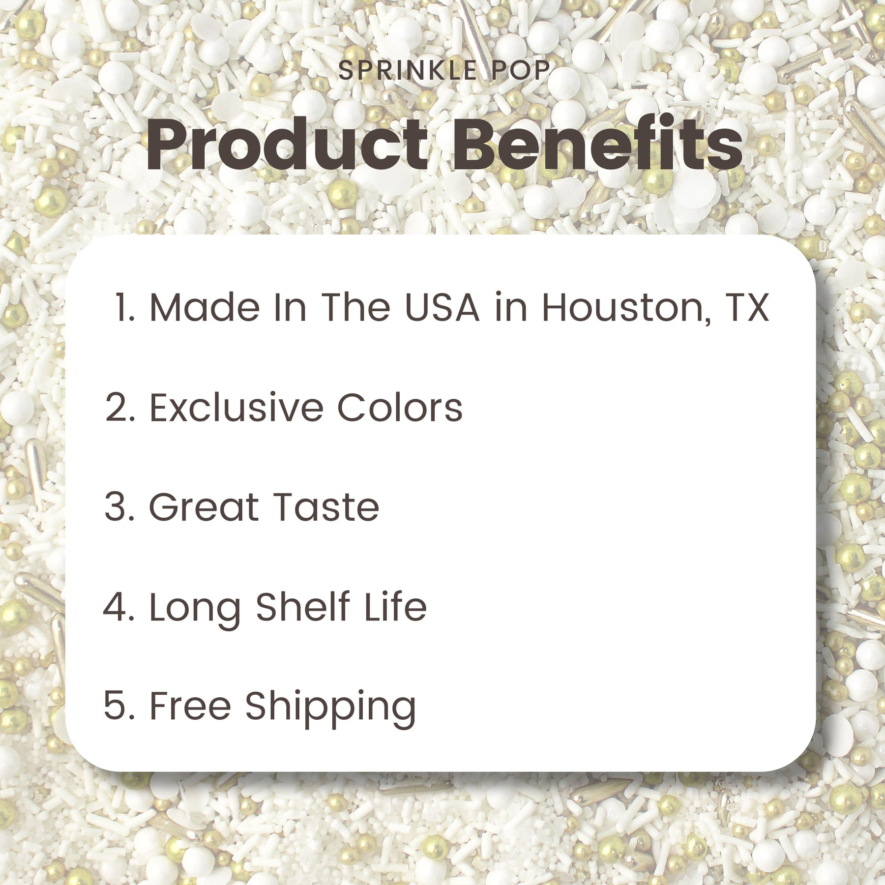 Wedding White Sprinkle Mix – Sprinkle Pop